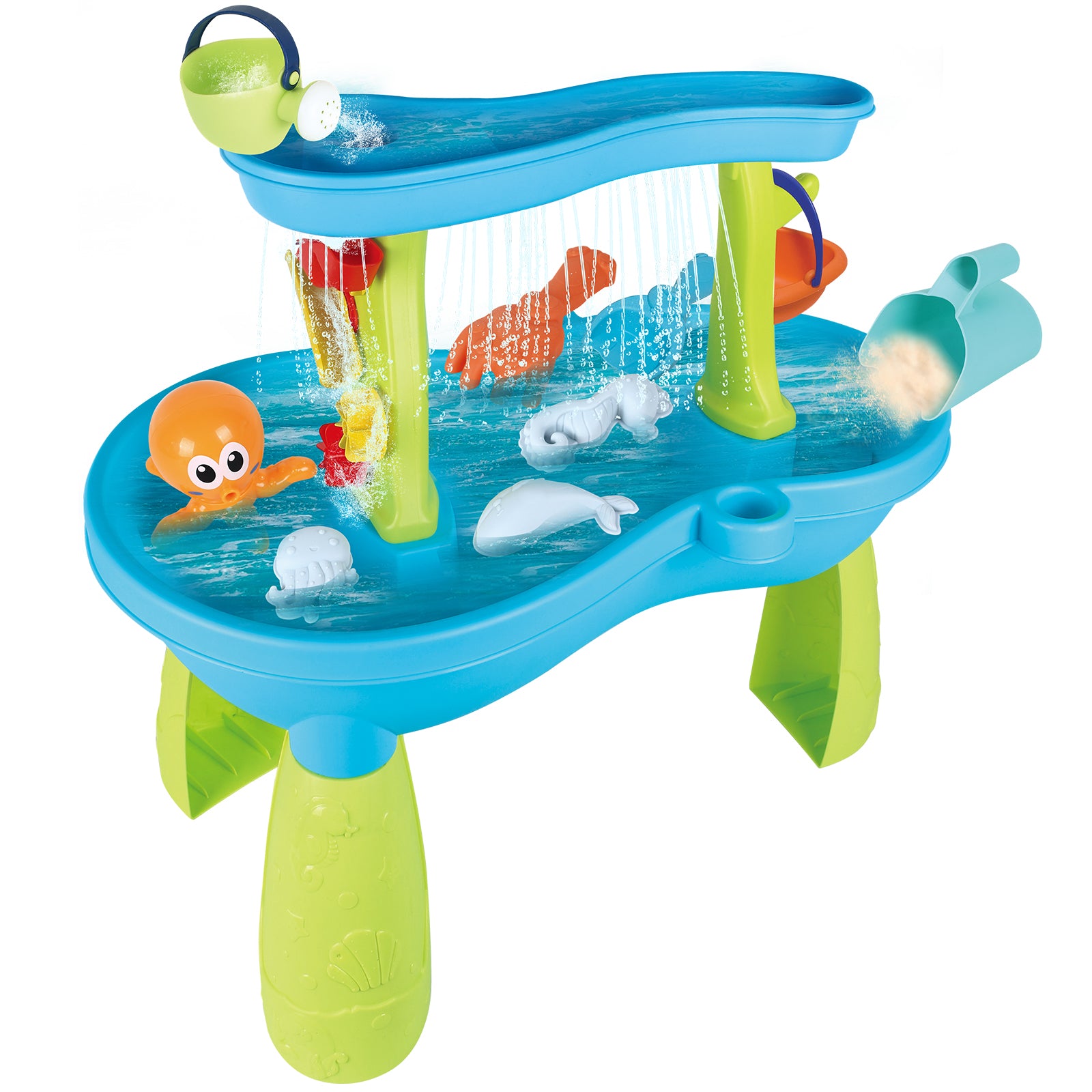 Luxury Beach Water Table for Kids – Interactive Sand and Water Playset ...