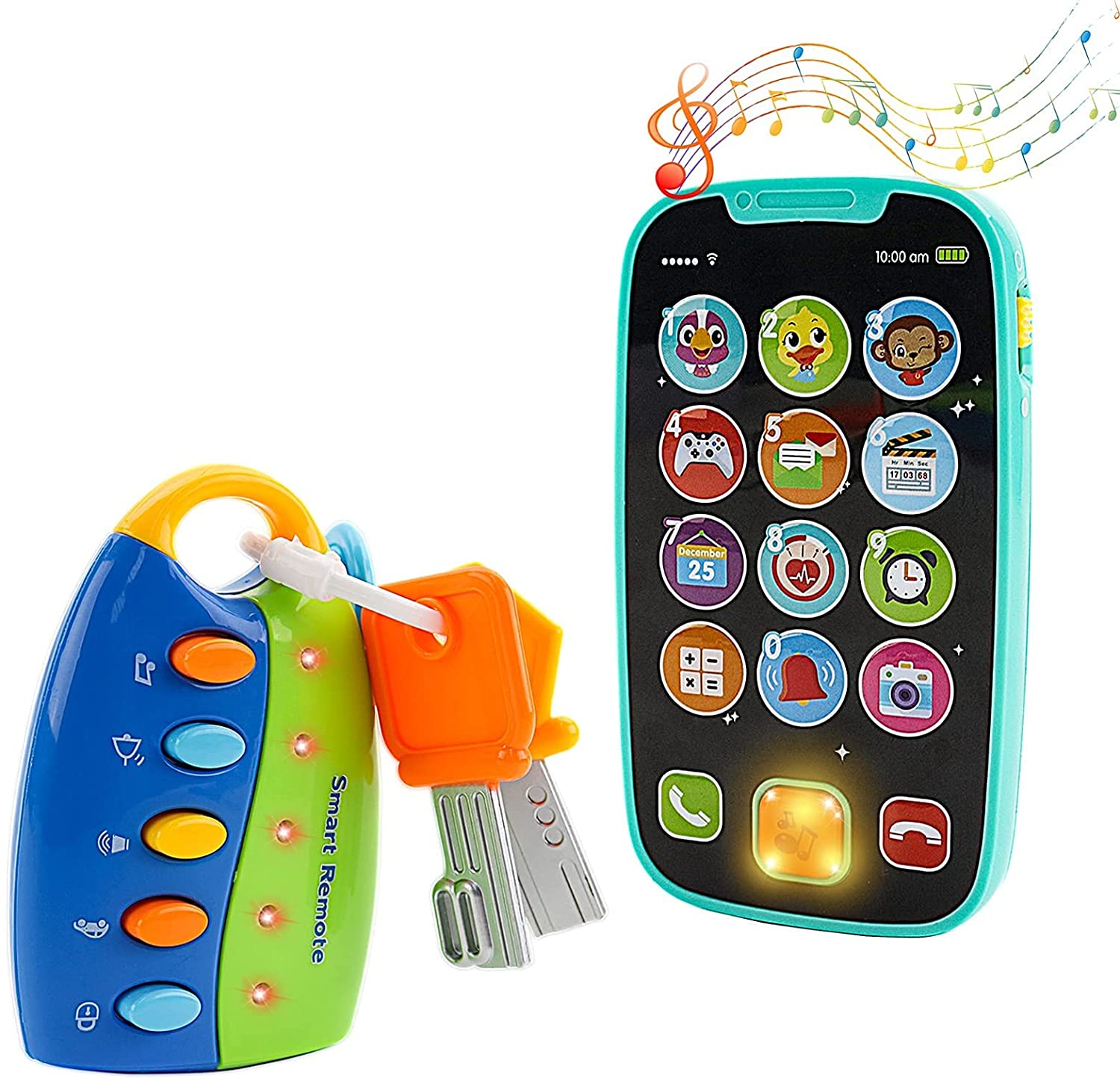 My First Mobile Phone and Car Key Fob Toy for Children Toddlers - Grea ...