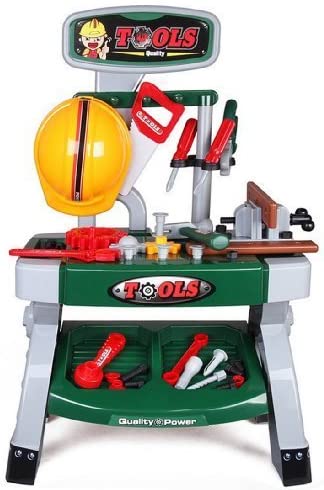 WKS-G Workbench Kit Play Set with Variety of Tool Accessories Included ...